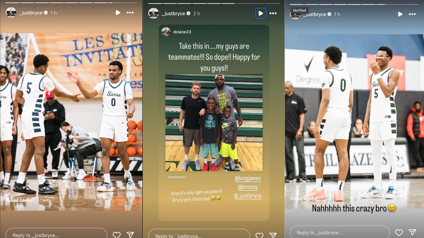 IN PHOTOS: Bryce James posts multiple snaps on IG after Bronny James ...
