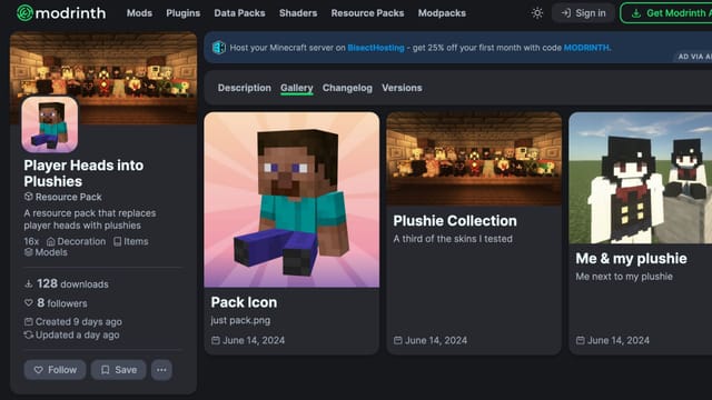 Minecraft player creates an adorable mod that turns player heads into ...