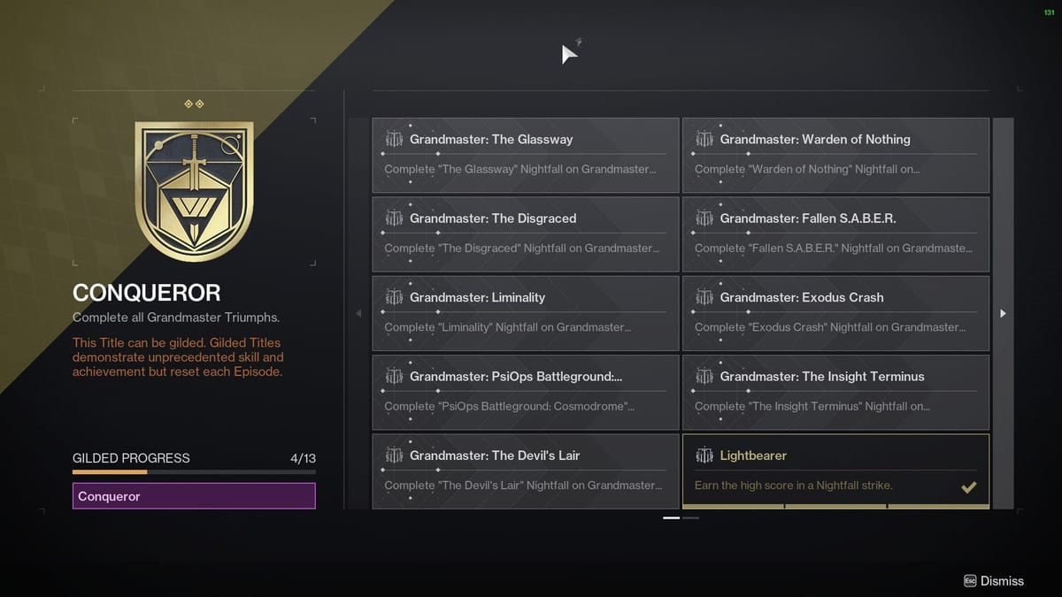 Destiny 2 Episode Echoes Grandmaster Nightfall: Starting date, rewards ...