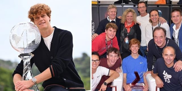 "Seeing them a little bit emotional.....it's amazing" - Jannik Sinner recalls his family's ...