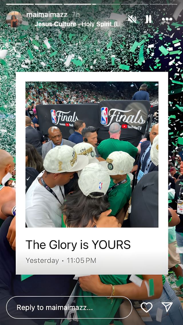 Joe Mazzulla's wife shares personal moment with family amidst Celtics ...