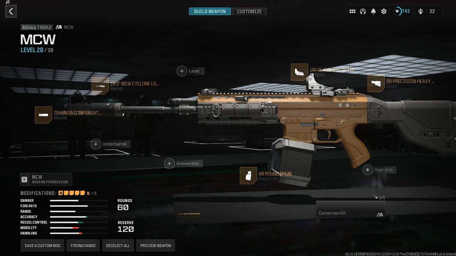 Buffed MCW loadout is the best AR to use in Warzone, as per Metaphor