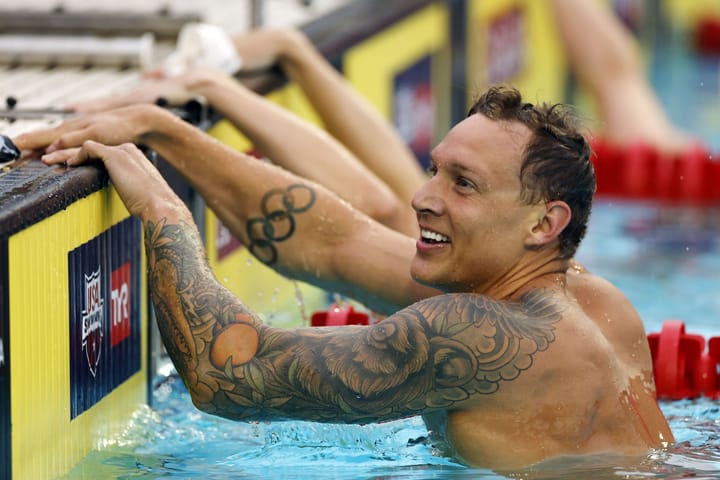 “I'm not in this sport to go faster than Michael Phelps"- When Caeleb ...