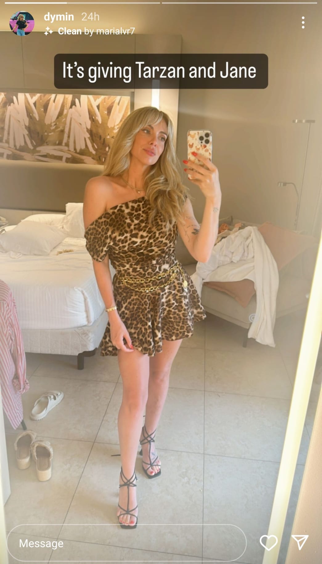 "It's giving Tarzaan and Jane" - Lance Lynn's wife Dymin critiques her outfit choice for girls ...