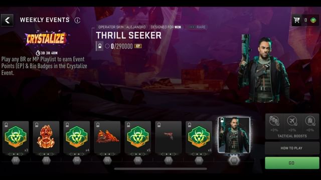 How to unlock Thrill Seeker Operator Skin for free in Warzone Mobile