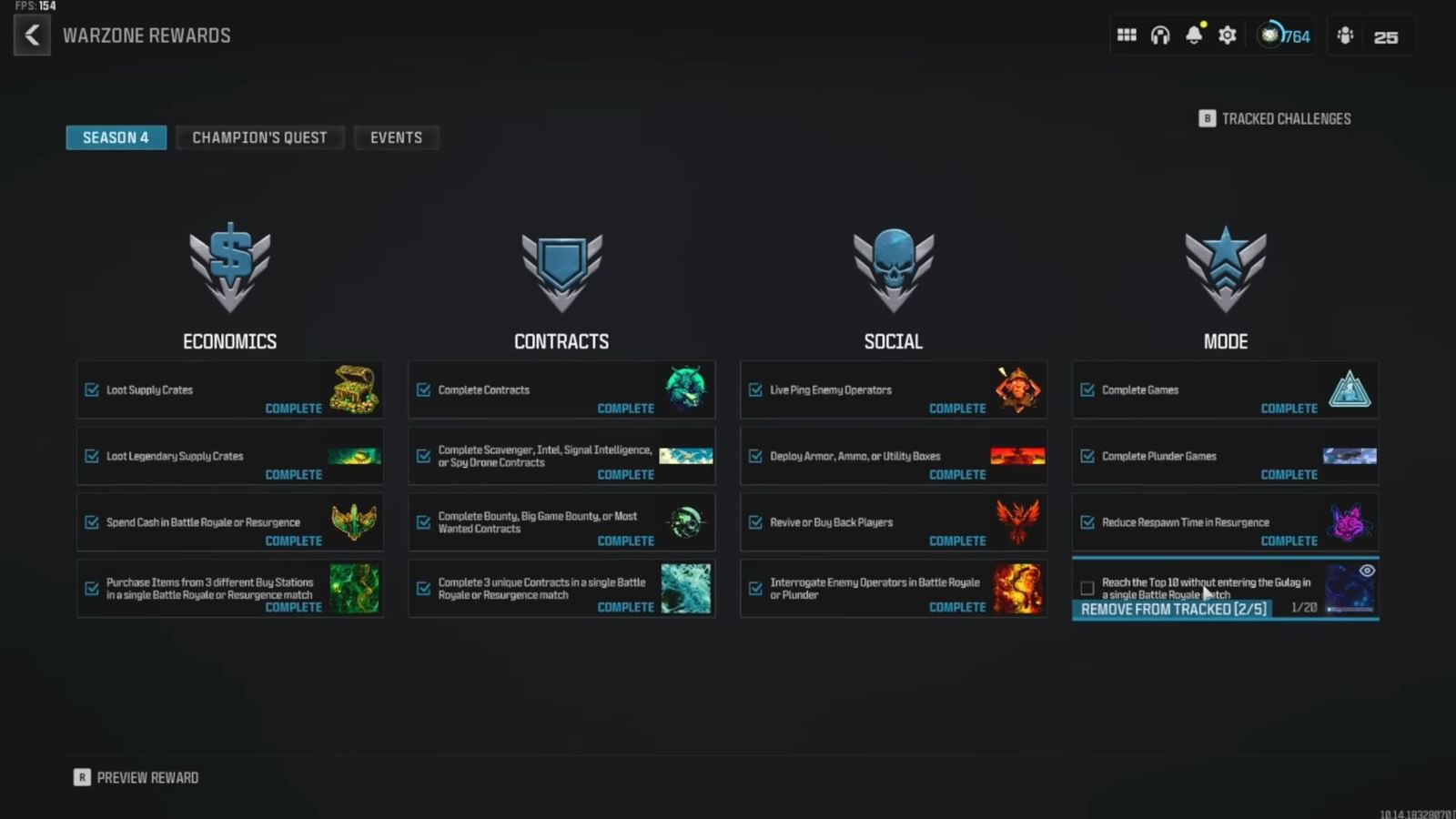 All Warzone rewards in Season 4 and how to unlock them