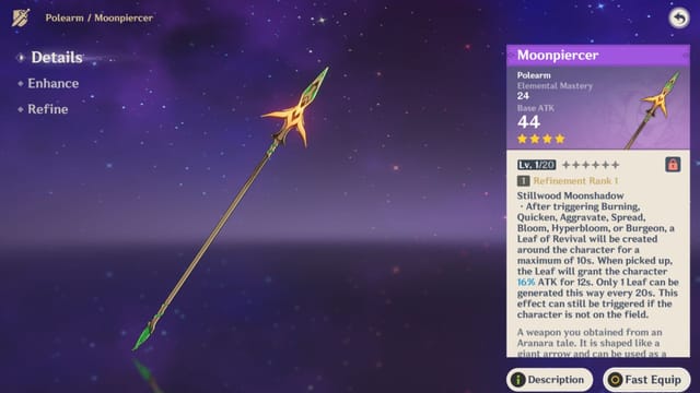 Best Genshin Impact Emilie weapons as per leaks