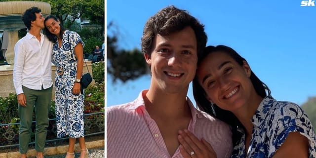 Caroline Garcia and boyfriend Borja Duran announce their engagement
