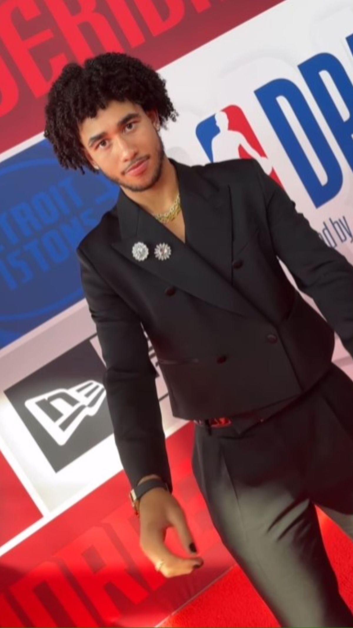 In Photos: Jared McCain looks dapper in an all-black Dolce & Gabbana ...