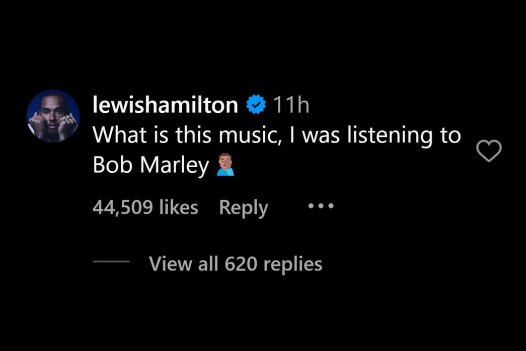 "What is this music, I was listening to Bob Marley": Lewis Hamilton ...