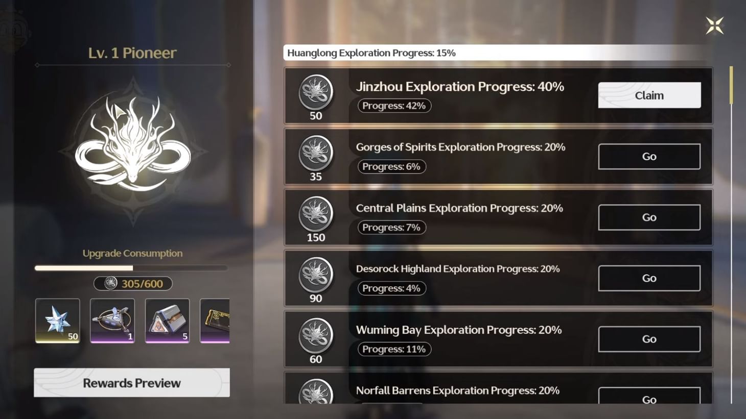 Wuthering Waves: How to Obtain the title Hardworking Pioneer II in Jinzhou