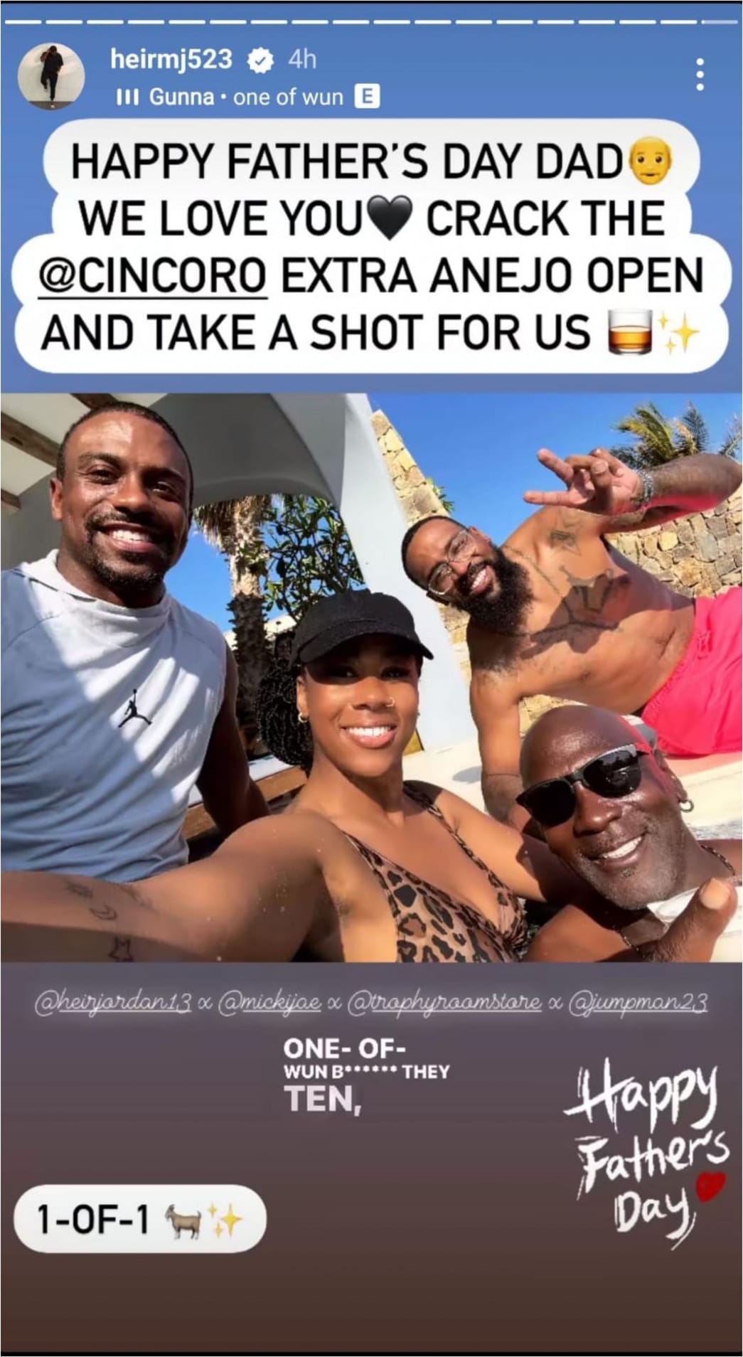 "Take a shot for us" - Marcus Jordan honors Michael Jordan on Father's ...