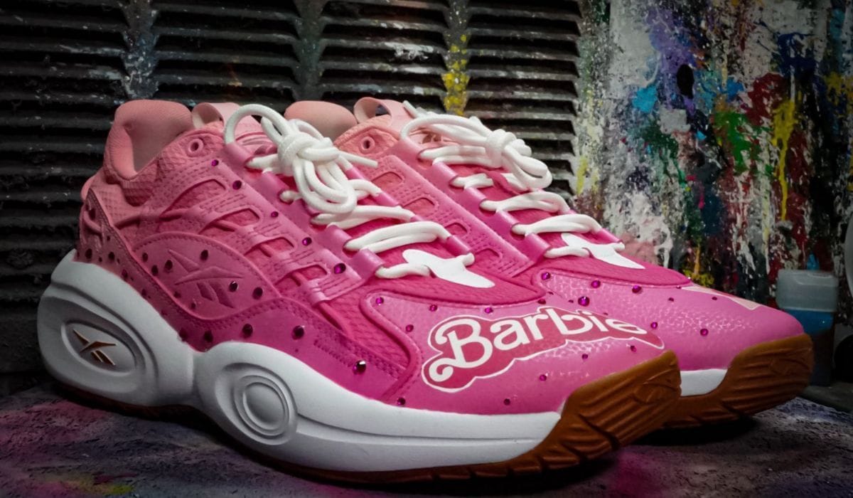 In Photos: First look at Angel Reese's ‘Barbie’ edition Reebok sneakers ...