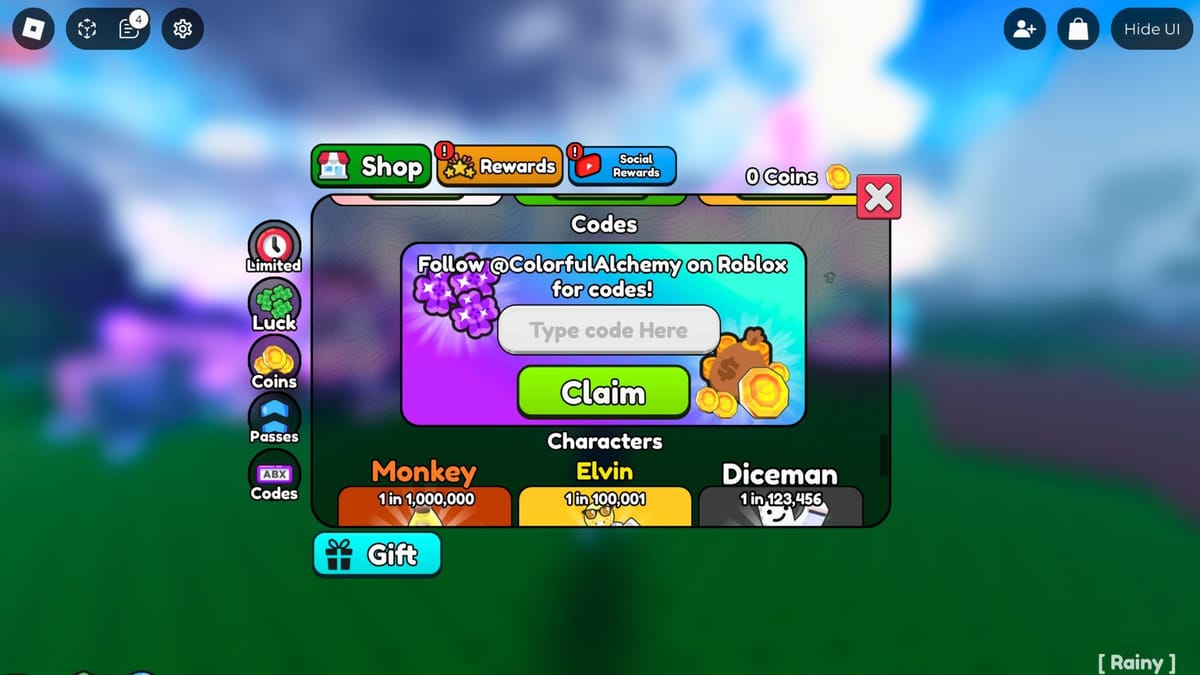 Roblox Aura RNG Codes