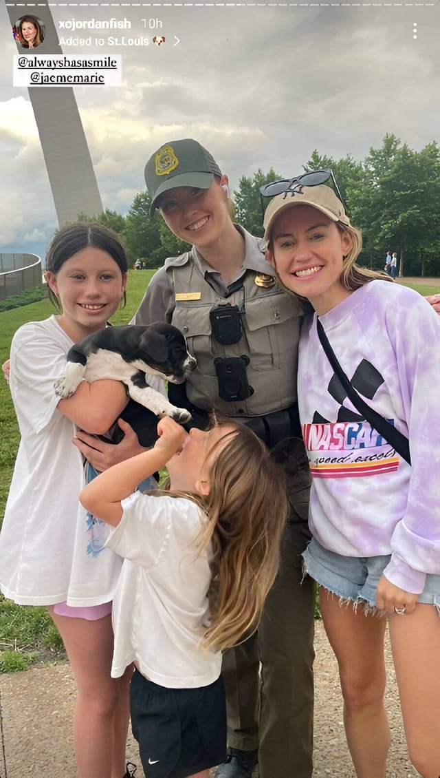 Denny Hamlin family takes adopted pup home in first-class comfort after ...