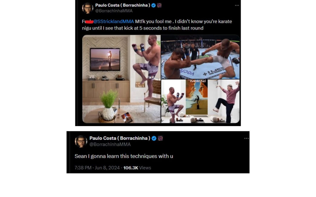 Sean Strickland: Paulo Costa shares hilarious reason for being fooled ...