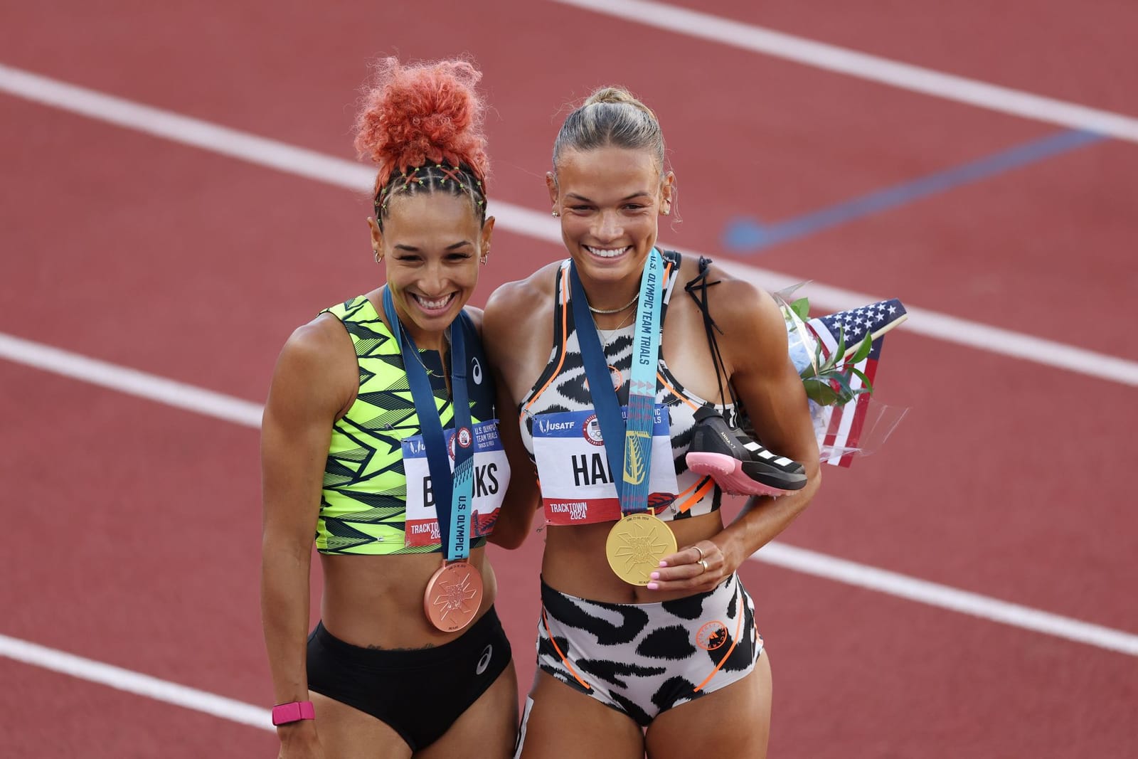 WATCH: Anna Hall gets emotional as she books Paris Olympics berth after ...