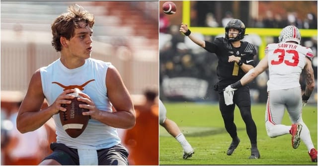 PHOTO: Peyton Manning's nephew Arch Manning meets former Longhorn ...