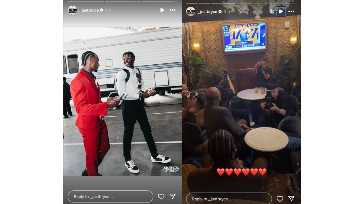 IN PHOTOS: Bryce James posts multiple snaps on IG after Bronny James ...