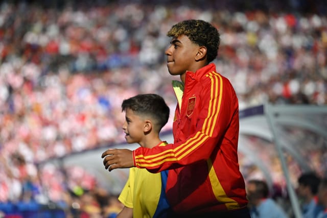 Barcelona star Lamine Yamal becomes youngest player to appear in ...