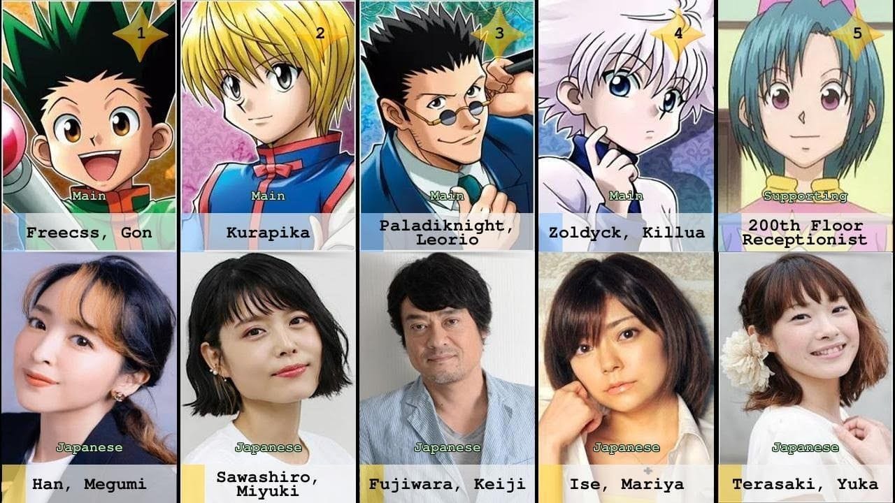 Hunter x Hunter Voice Actors English: What Most People Get Wrong ...