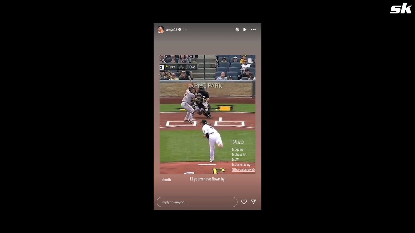 "11 years have flown by"- Gerrit Cole's wife Amy gets nostalgic about ...