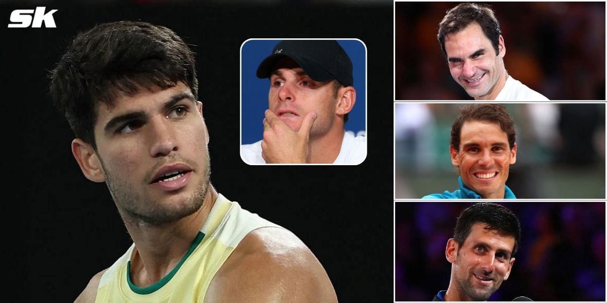 "Carlos Alcaraz makes way more errors than prime Roger Federer, Rafael ...