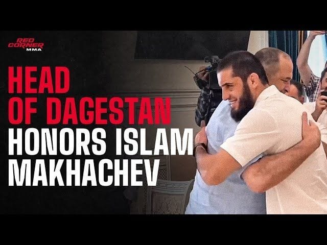 Islam Makhachev receives Dagestan's Medal of Honor from Republic's head ...