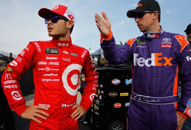 “Shut the f*ck up”: Kyle Larson shuts spotter after he shares Denny ...