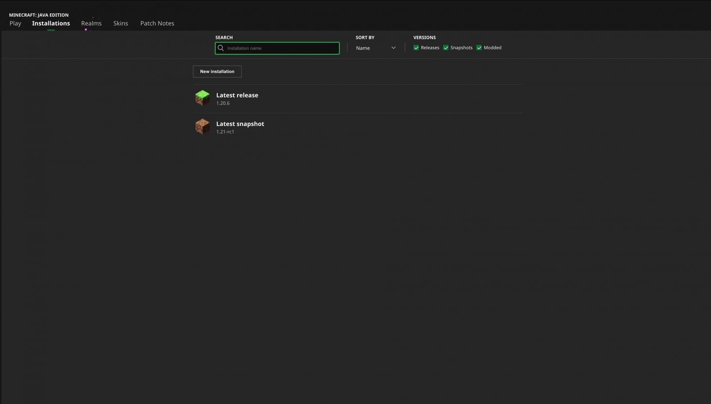 How to download Minecraft 1.21 update on Java Edition