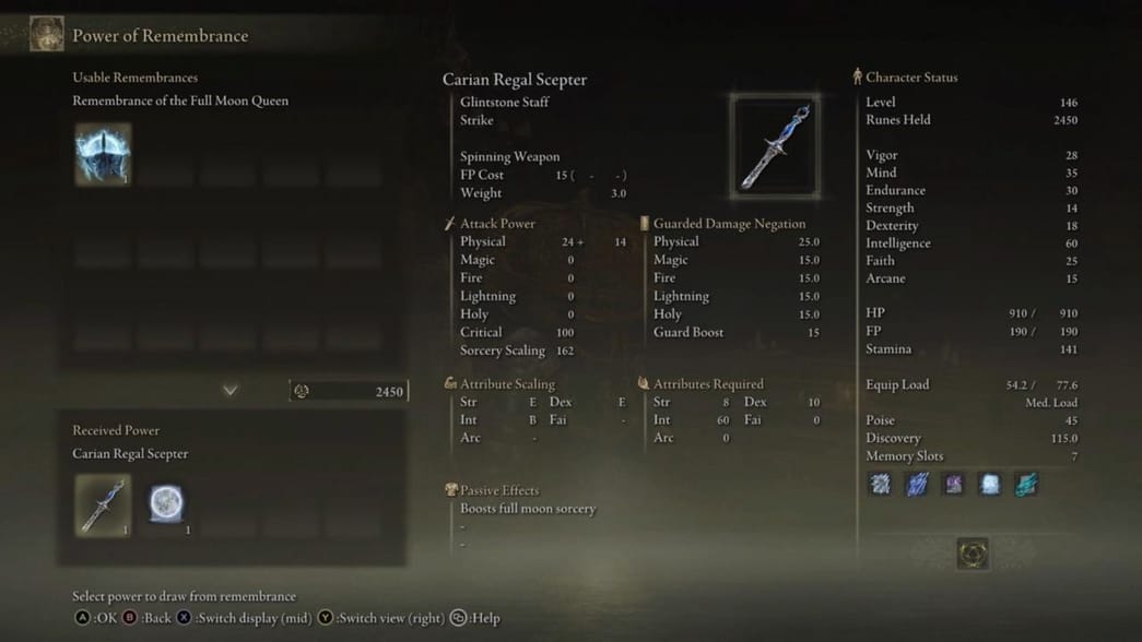How to get the Carian Regal Scepter in Elden Ring