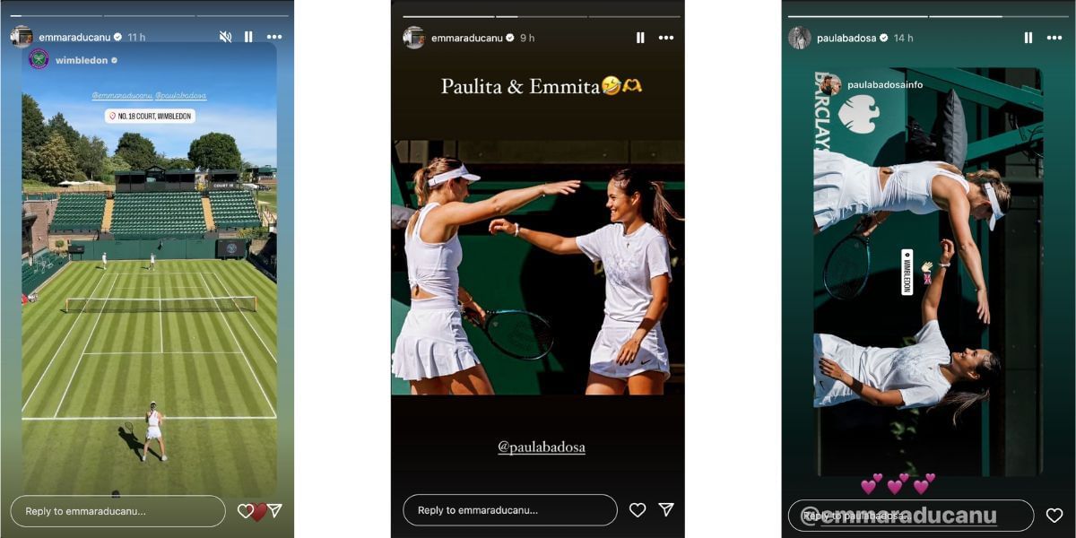 Emma Raducanu and Paula Badosa show off their bond with warm embrace ...