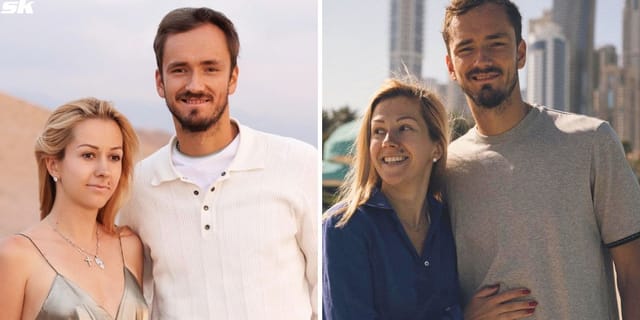 In Pictures: Daniil Medvedev and wife Daria steal the spotlight in ...