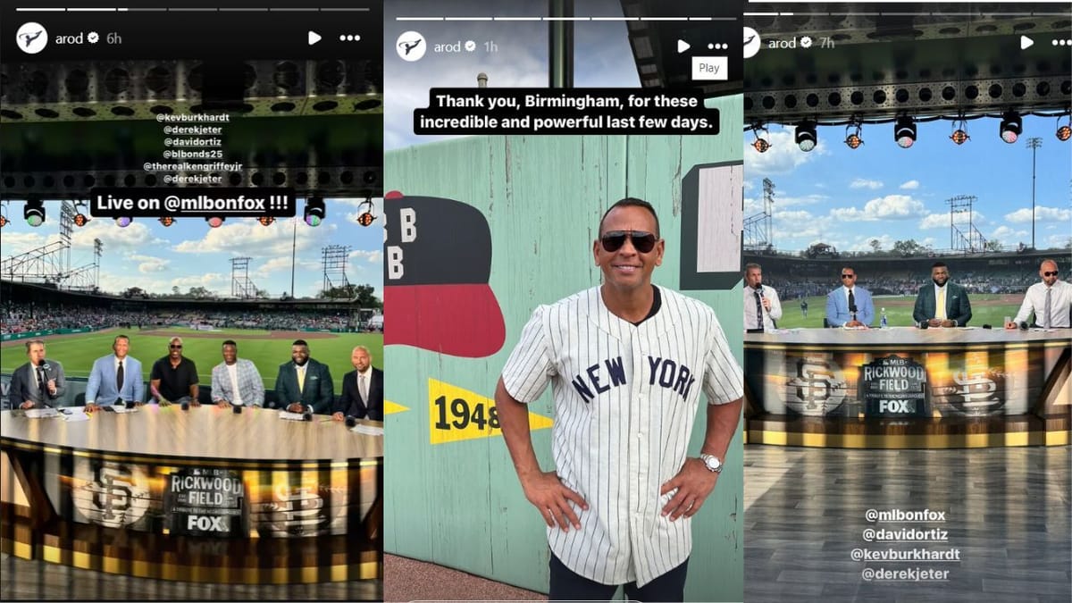 In Photos: Alex Rodriguez joins stellar panel for FOX Sports at ...