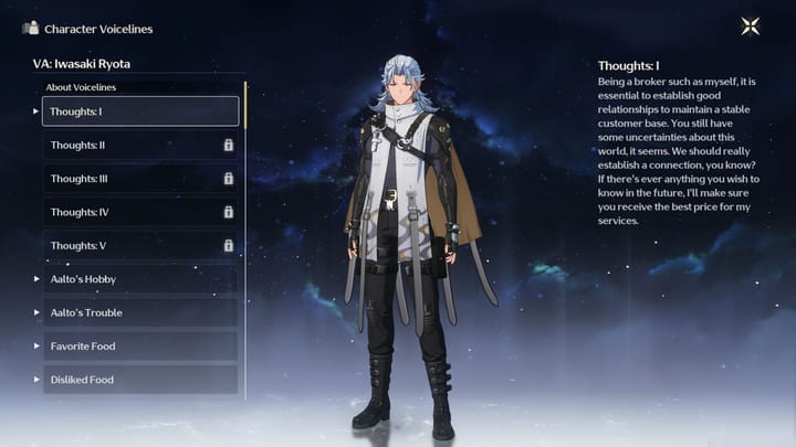 Aalto VA in Wuthering Waves: English, Japanese, and other voice actors