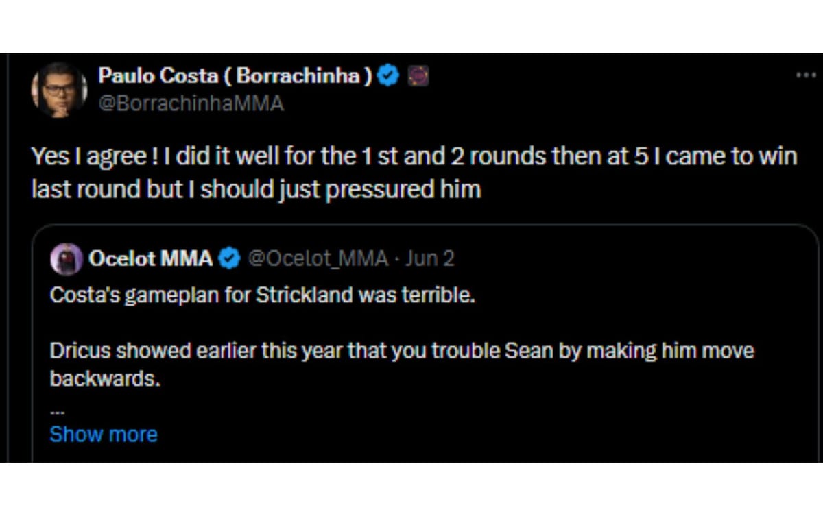Paulo Costa promises "violence and bloodlust" after lackluster UFC 302 ...