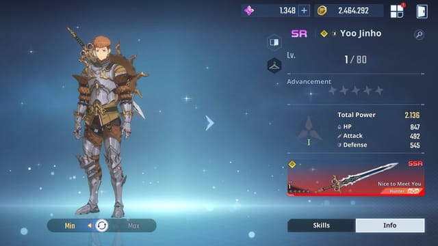 Solo Leveling Arise Yoo Jinho build guide: Best artifacts, weapons, and ...
