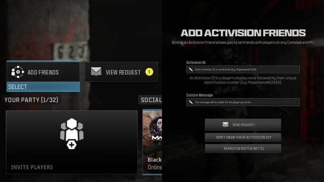 How to add friends on Warzone and MW3