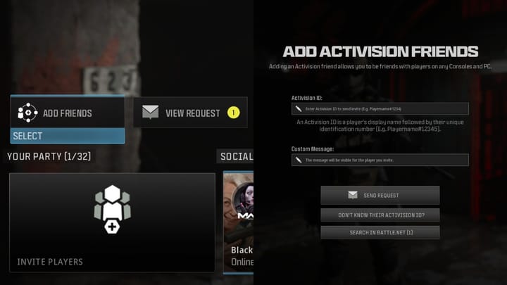 How to add friends on Warzone and MW3