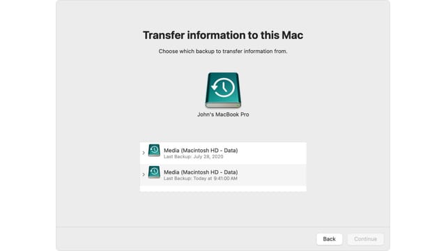 How to restore your Mac from a backup?