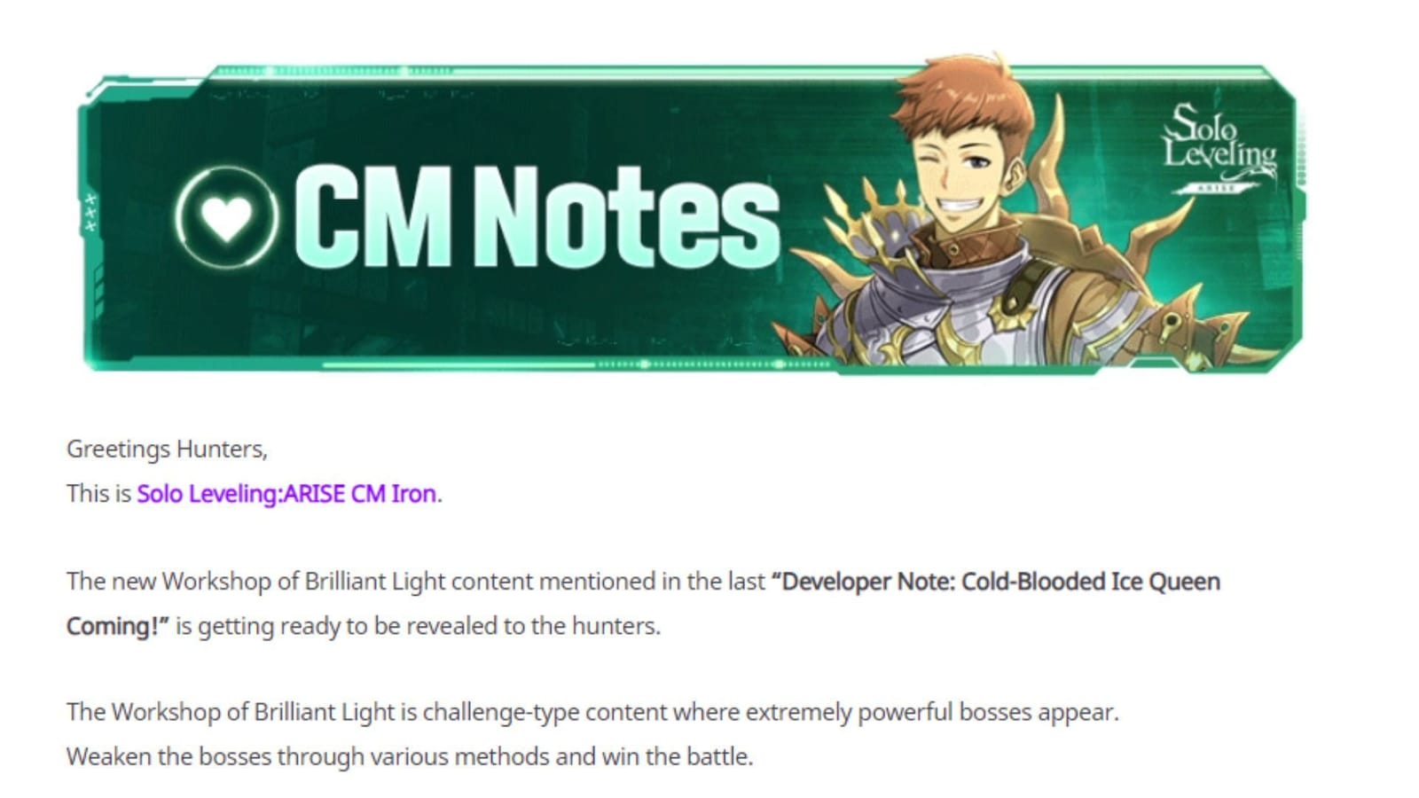 Solo Leveling Arise Daily login event: Keys rewards, upcoming content ...