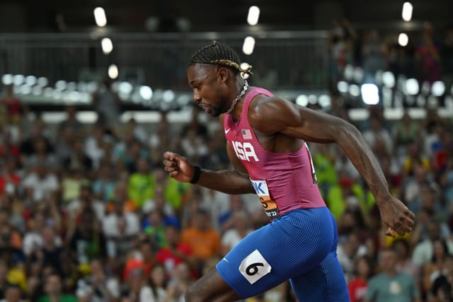 WATCH: Noah Lyles offers a glimpse of his pre-meet training session ...