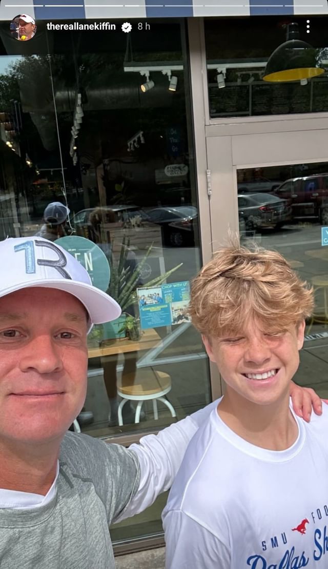 Photo: Ole Miss HC Lane Kiffin shares sunny selfie with son Knox Kiffin ...
