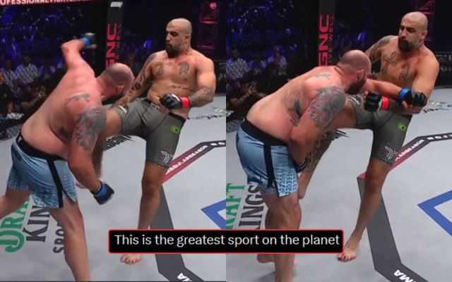 "That was dirty as f**k" - Fans react to groin shot leading to double ...