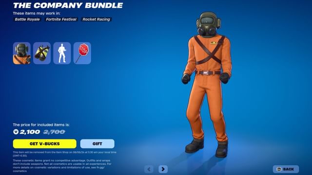 How to get The Employee (Lethal Company) skin in Fortnite
