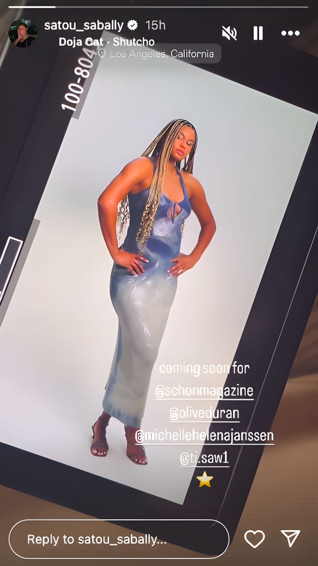 Satou Sabally puts on an animated display in behind-the-scenes snaps ...