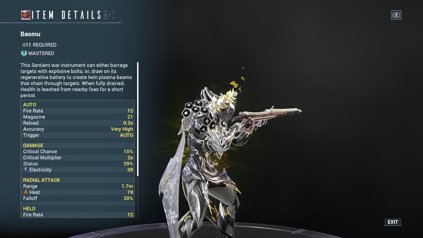 Warframe: Basmu build guide