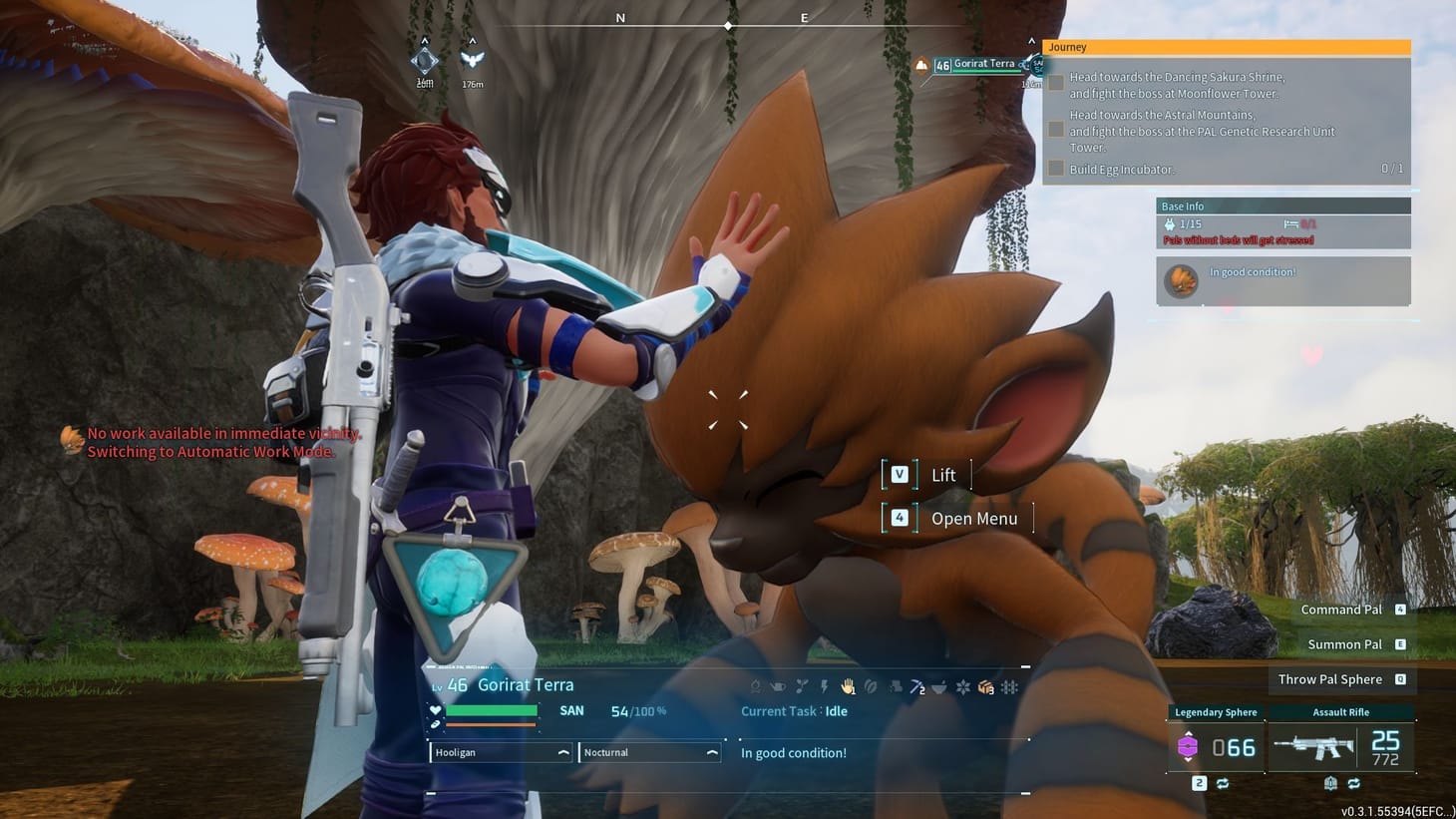 Gorirat Terra in Palworld: Where to find, partner skill, item drops ...