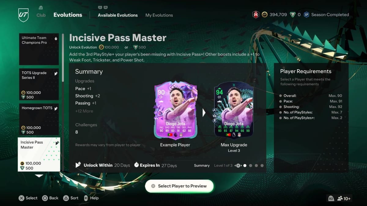 EA FC 24 Incisive Pass Master Evolution guide: Best players to use, all ...