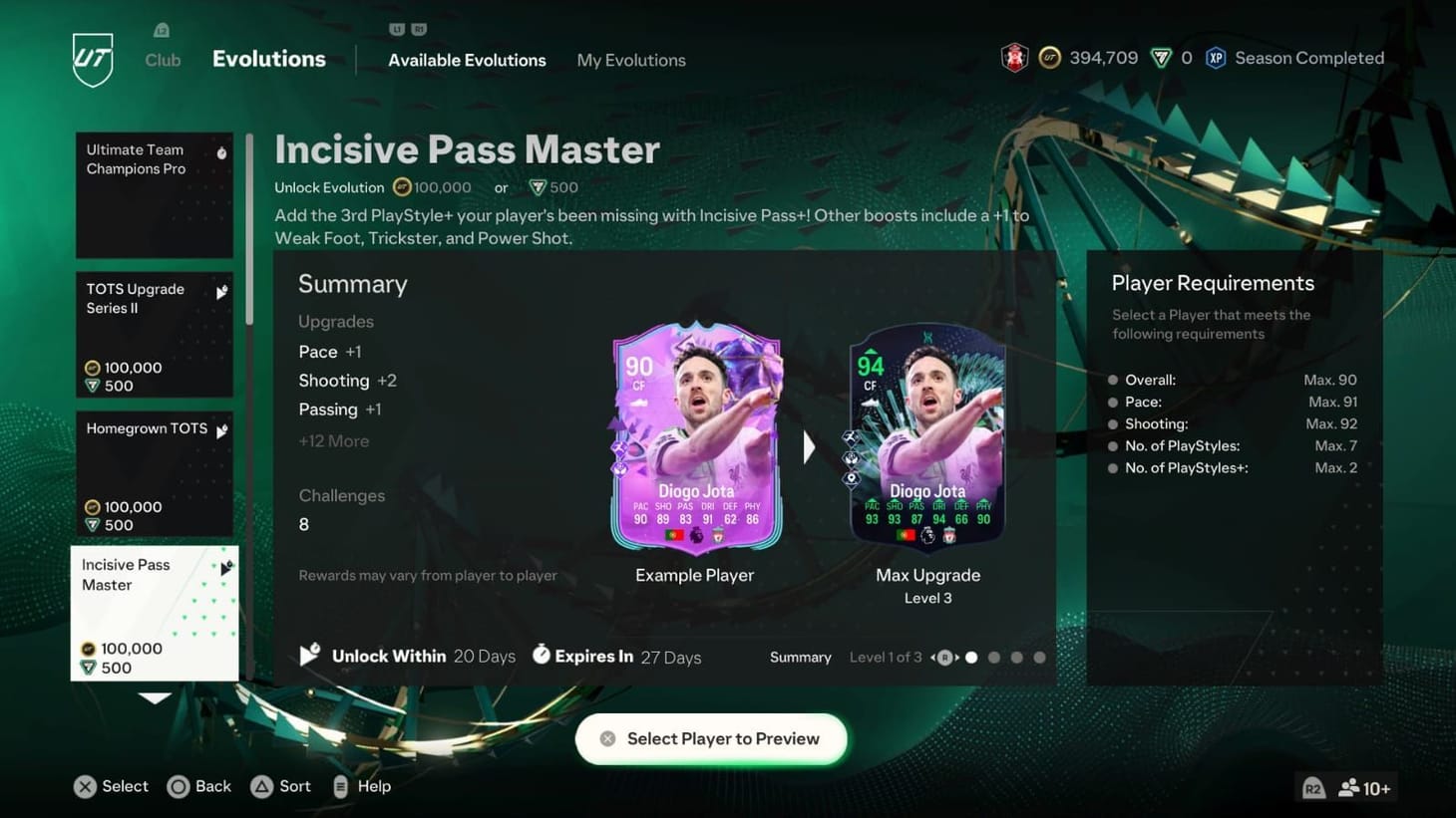 EA FC 24 Incisive Pass Master Evolution guide: Best players to use, all upgrades, requirements ...